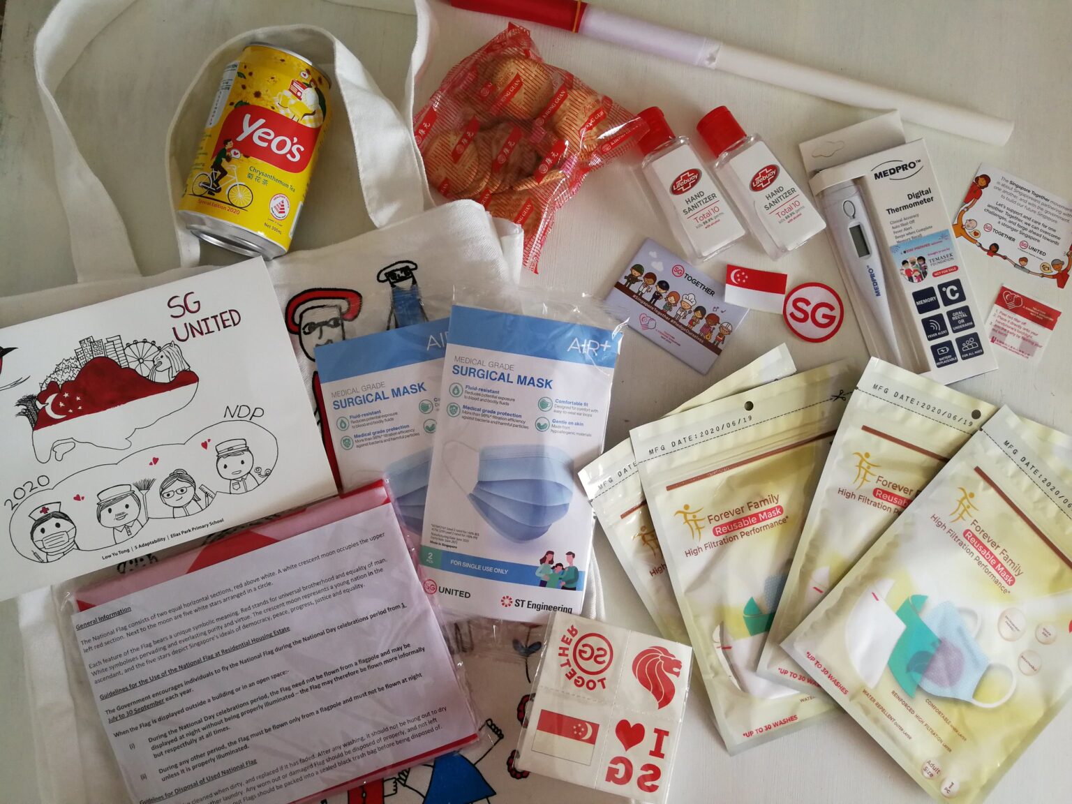 Have you collected your NDP 2020 Singapore Together Pack?